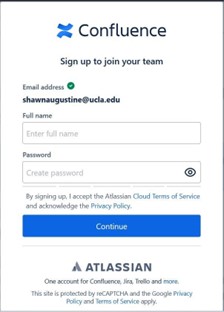 Atlassian Account Setup – UCLA Extension